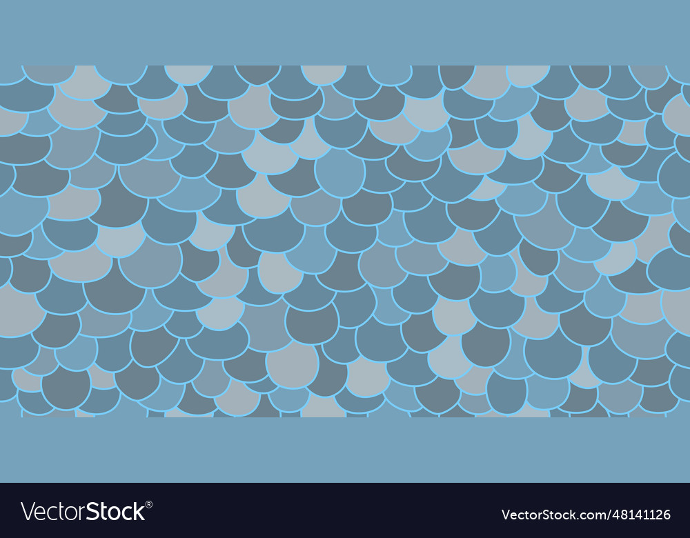 Fish scale pattern Royalty Free Vector Image - VectorStock