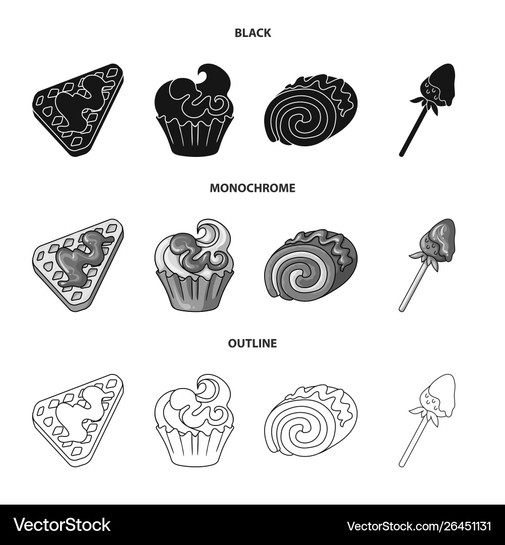 Design confectionery and culinary symbol Vector Image