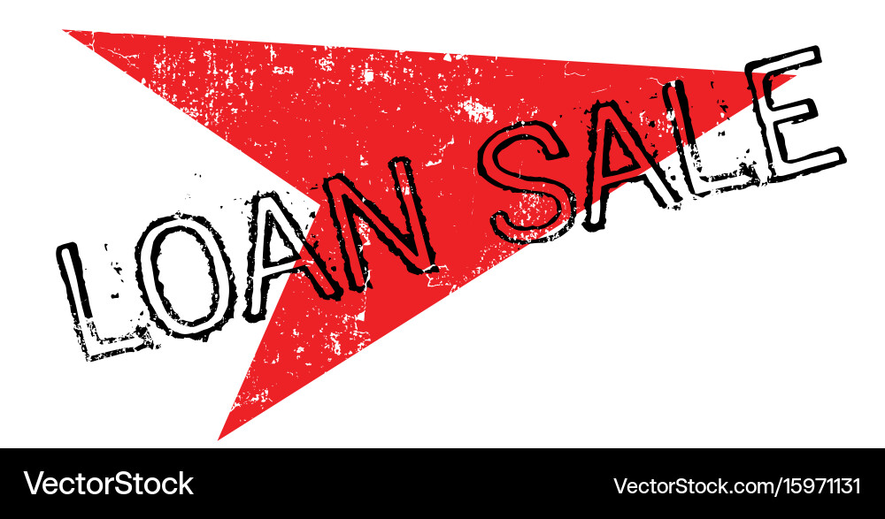 Loan sale rubber stamp Royalty Free Vector Image