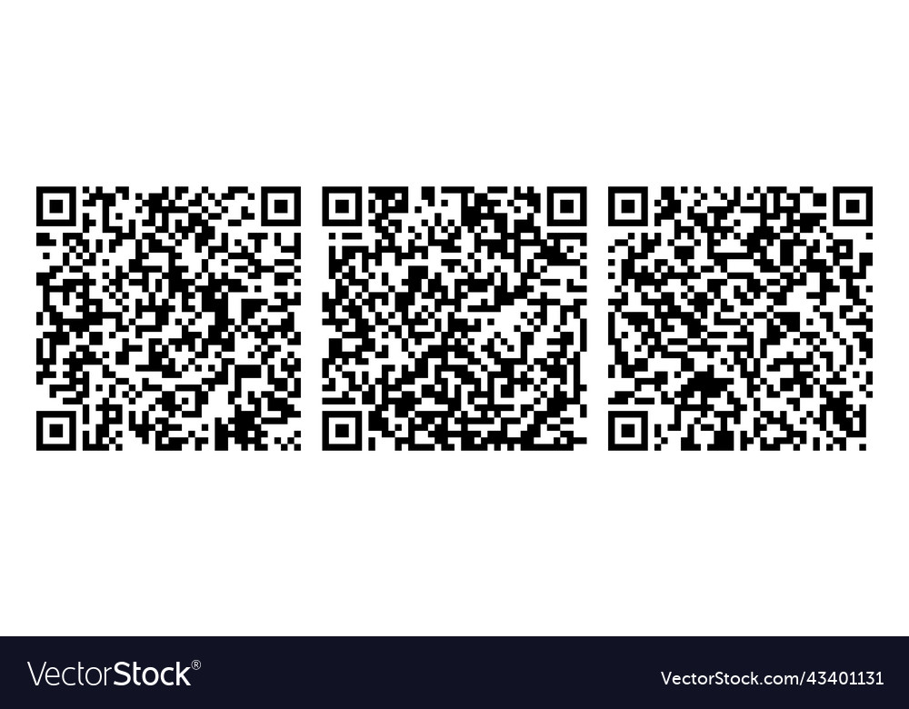 Qr code Royalty Free Vector Image - VectorStock