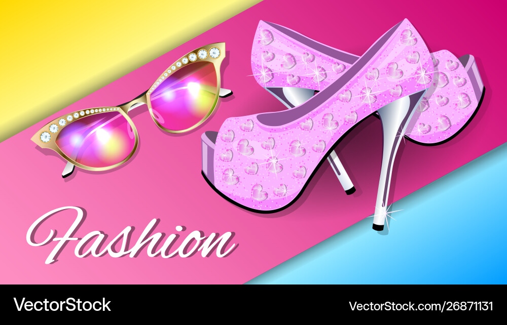Womens fashion accessories Royalty Free Vector Image