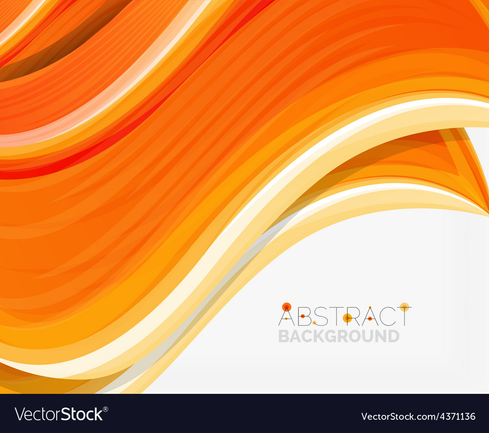 Abstract realistic solid wave background Vector Image