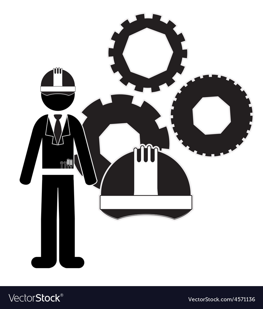 Engineer design Royalty Free Vector Image - VectorStock