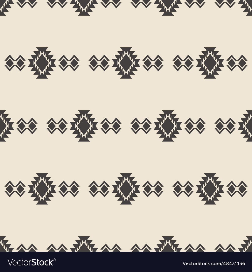 Minimal southwestern boho navajo seamless pattern Vector Image
