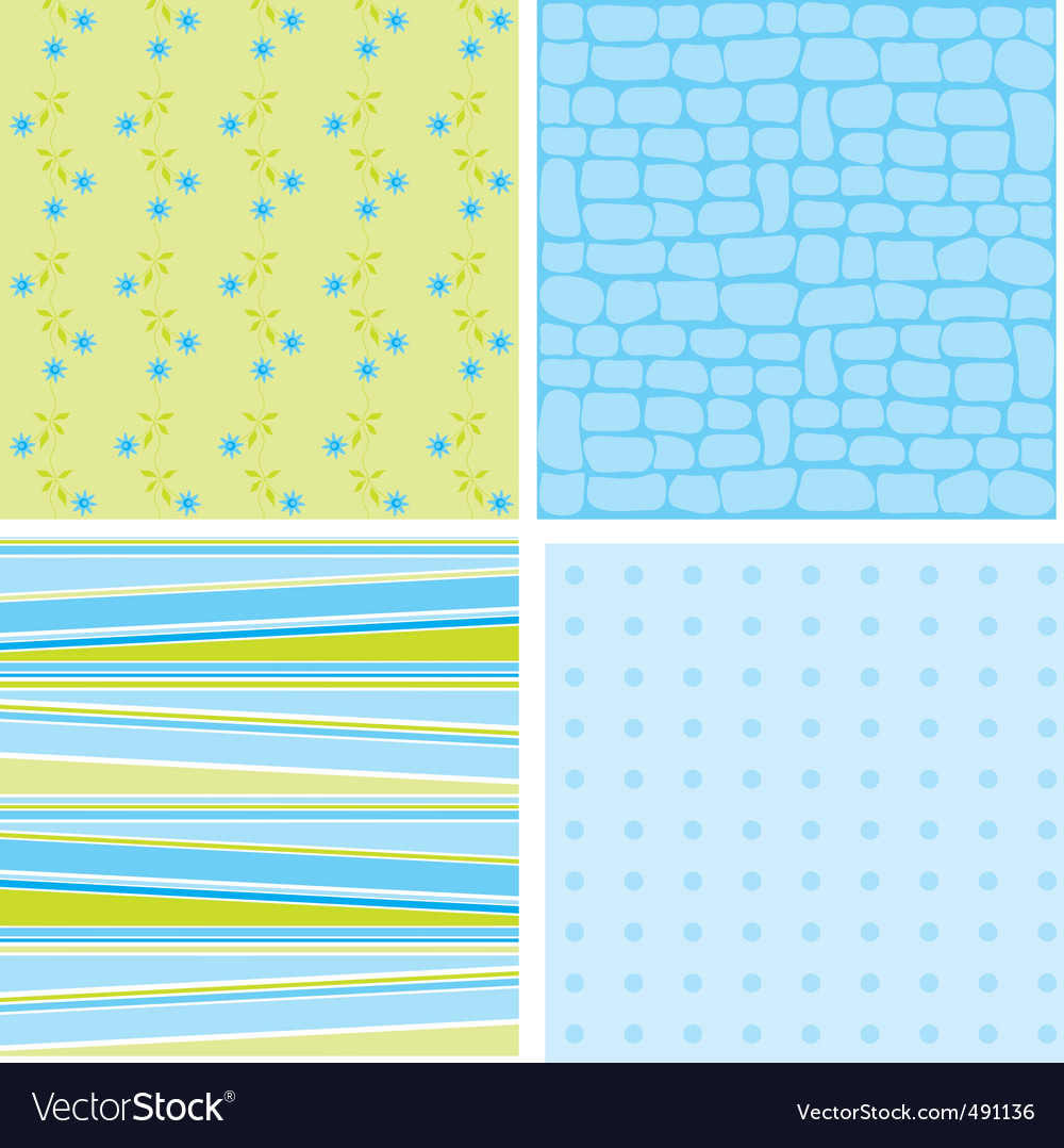Scrapbook patterns for design Royalty Free Vector Image