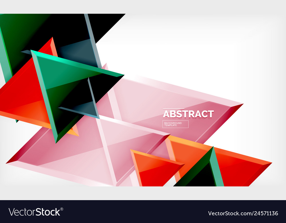 Triangular low poly background design Royalty Free Vector