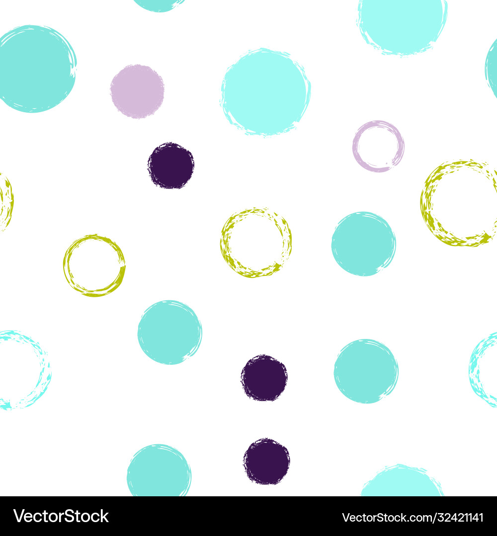 Cute polka dots Royalty Free Vector Image - VectorStock