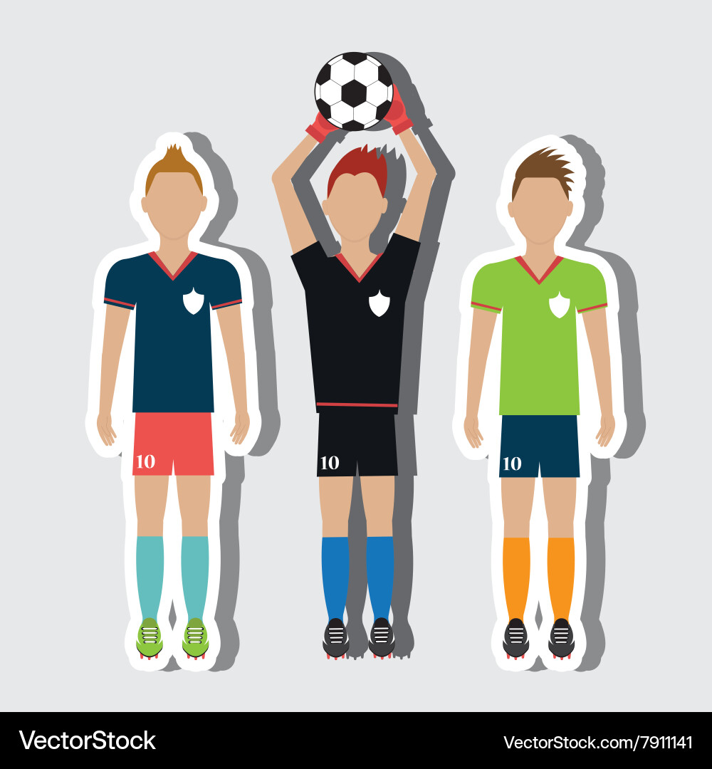 Football soccer design Royalty Free Vector Image