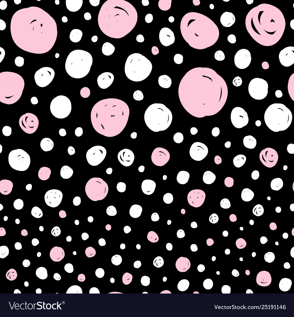 Seamless pattern with abstract dots Royalty Free Vector