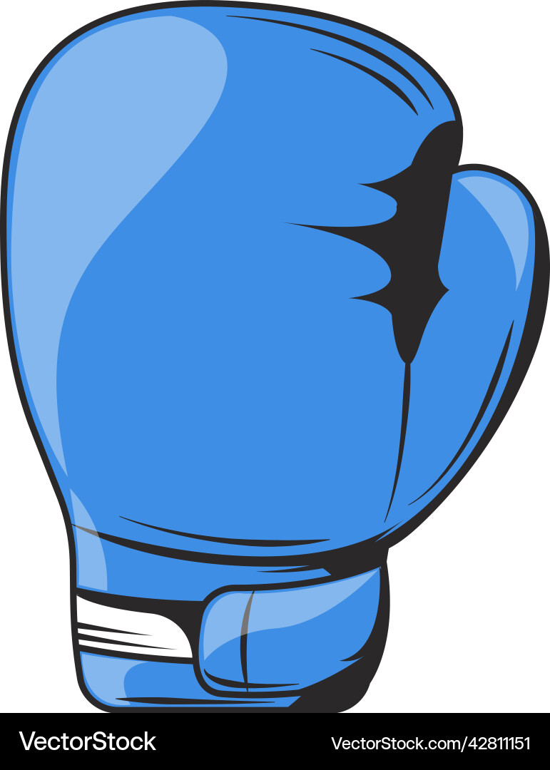 Boxing sport glove Royalty Free Vector Image - VectorStock