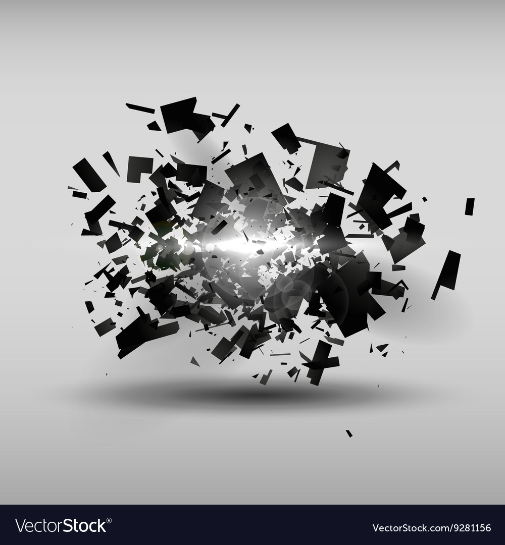An abstract explosion Royalty Free Vector Image