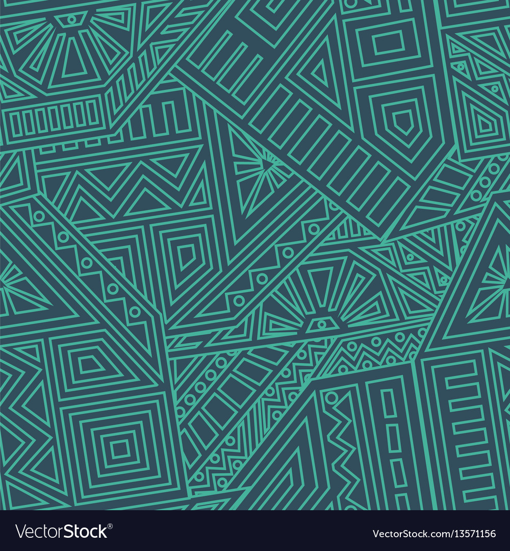 Aztec seamless pattern Royalty Free Vector Image