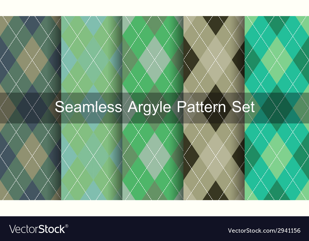 Seamless argyle pattern Royalty Free Vector Image