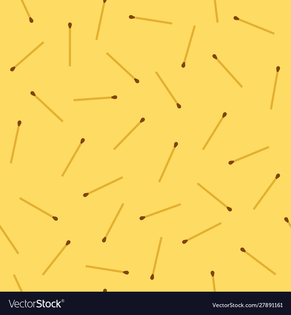Fire match pattern seamless background Royalty Free Vector