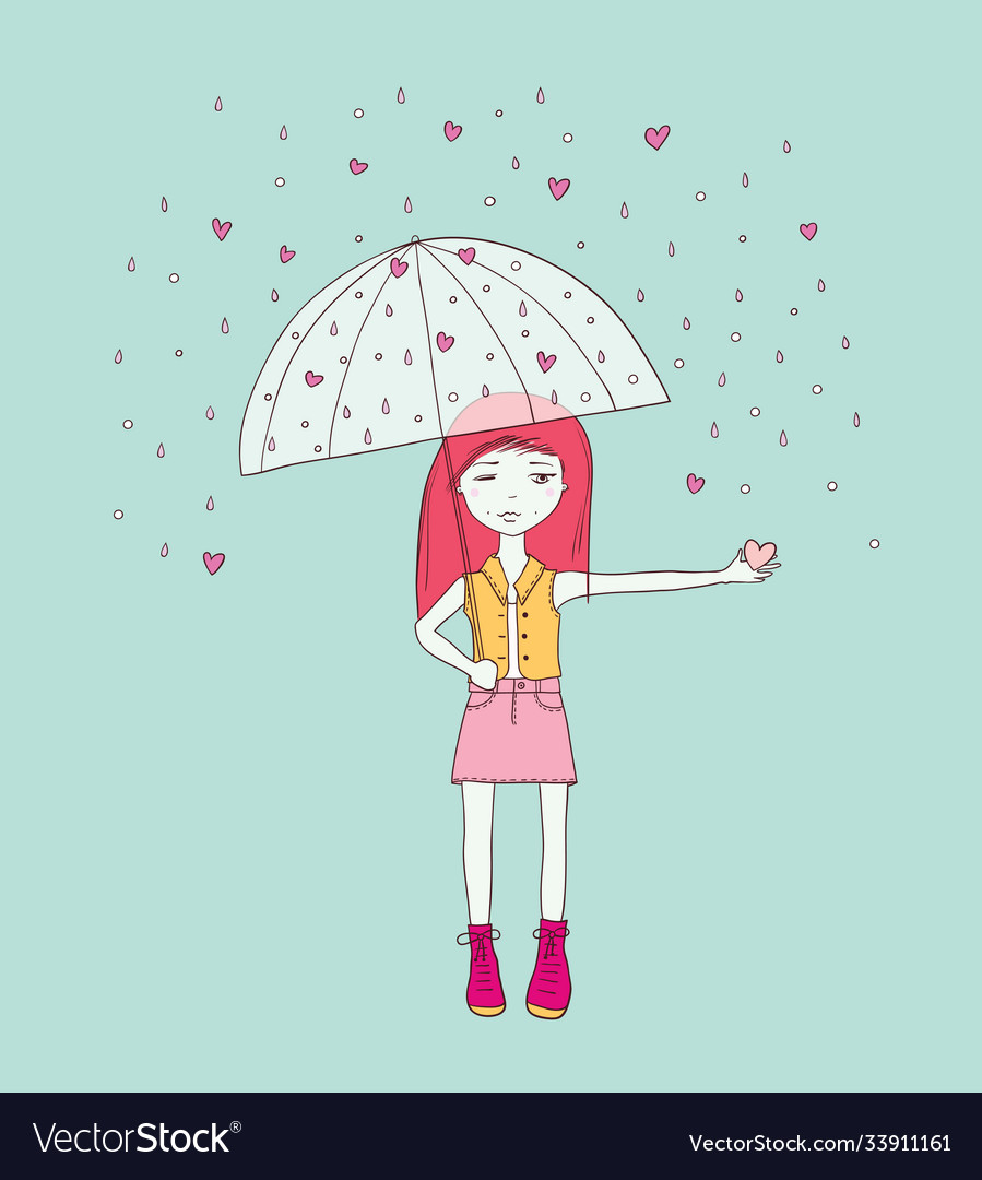 Rain Royalty Free Vector Image - VectorStock
