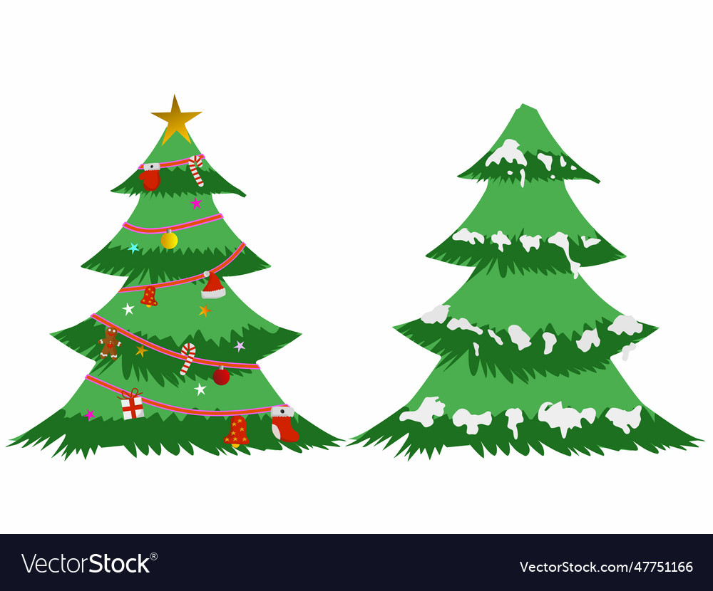 Christmas tree Royalty Free Vector Image - VectorStock