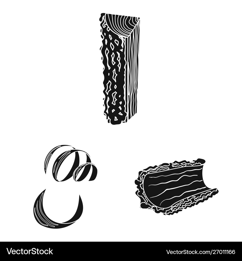 Design hardwood and construction sign Royalty Free Vector