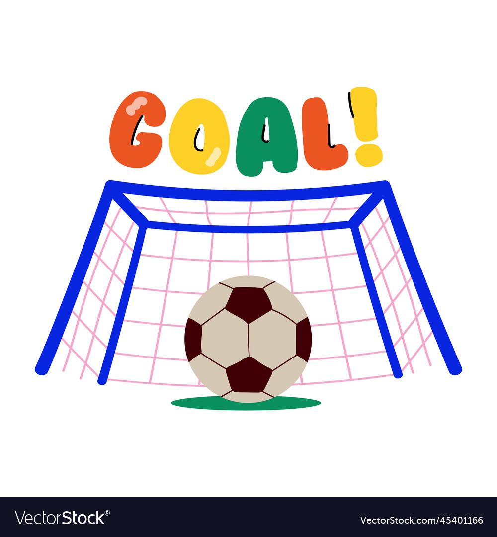 Goal post Royalty Free Vector Image - VectorStock