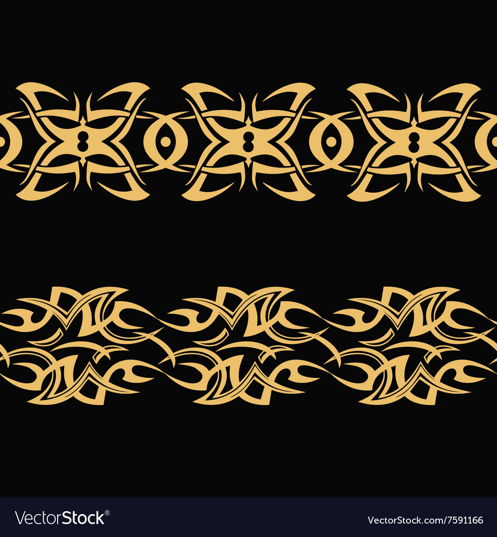 Gold pattern Royalty Free Vector Image - VectorStock