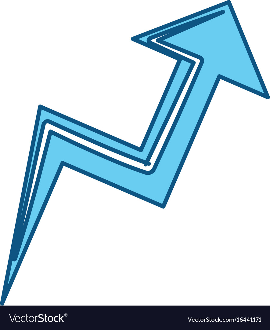 Arrow pointer symbol Royalty Free Vector Image