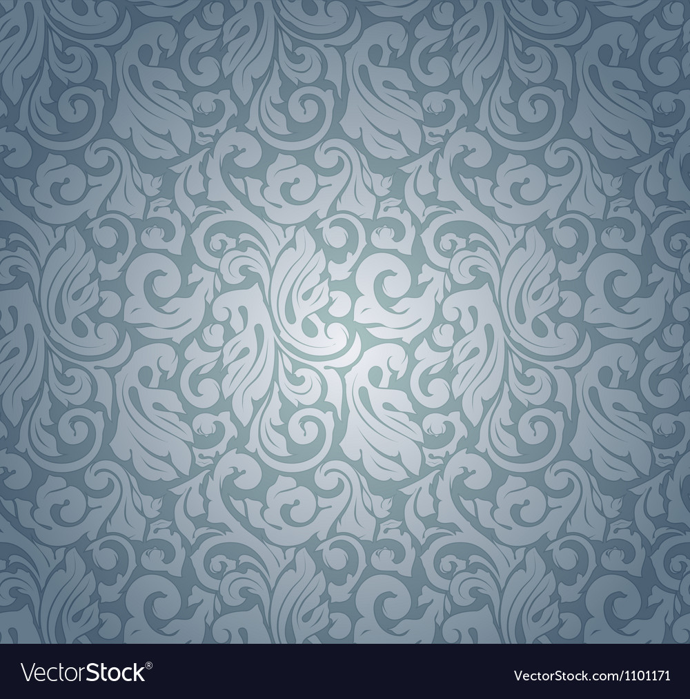 Blue pattern seamless Royalty Free Vector Image