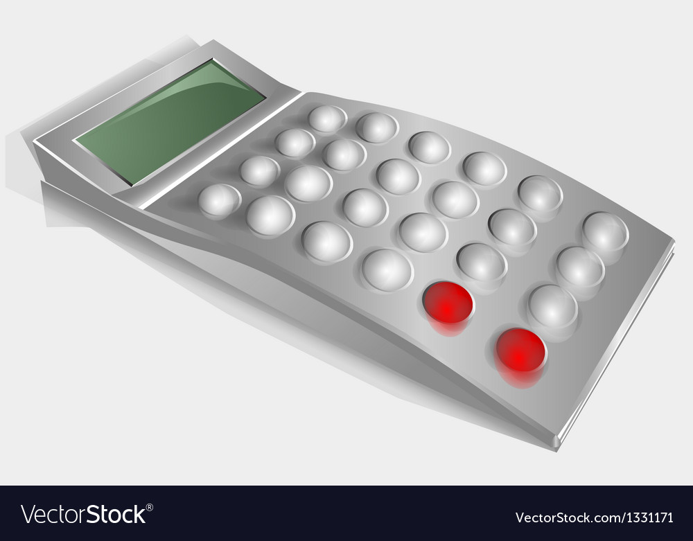 Calculator Royalty Free Vector Image - VectorStock