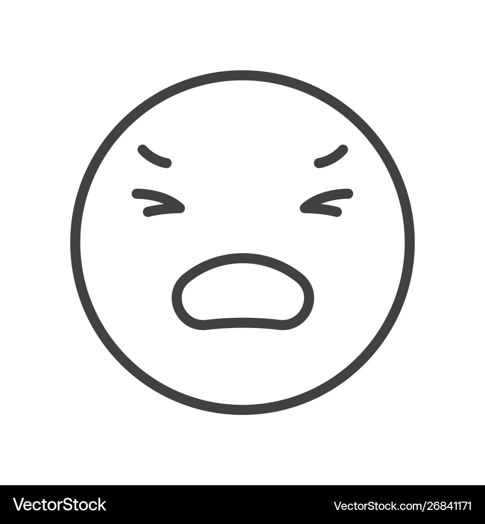 Emoji icon face expression modern design Vector Image