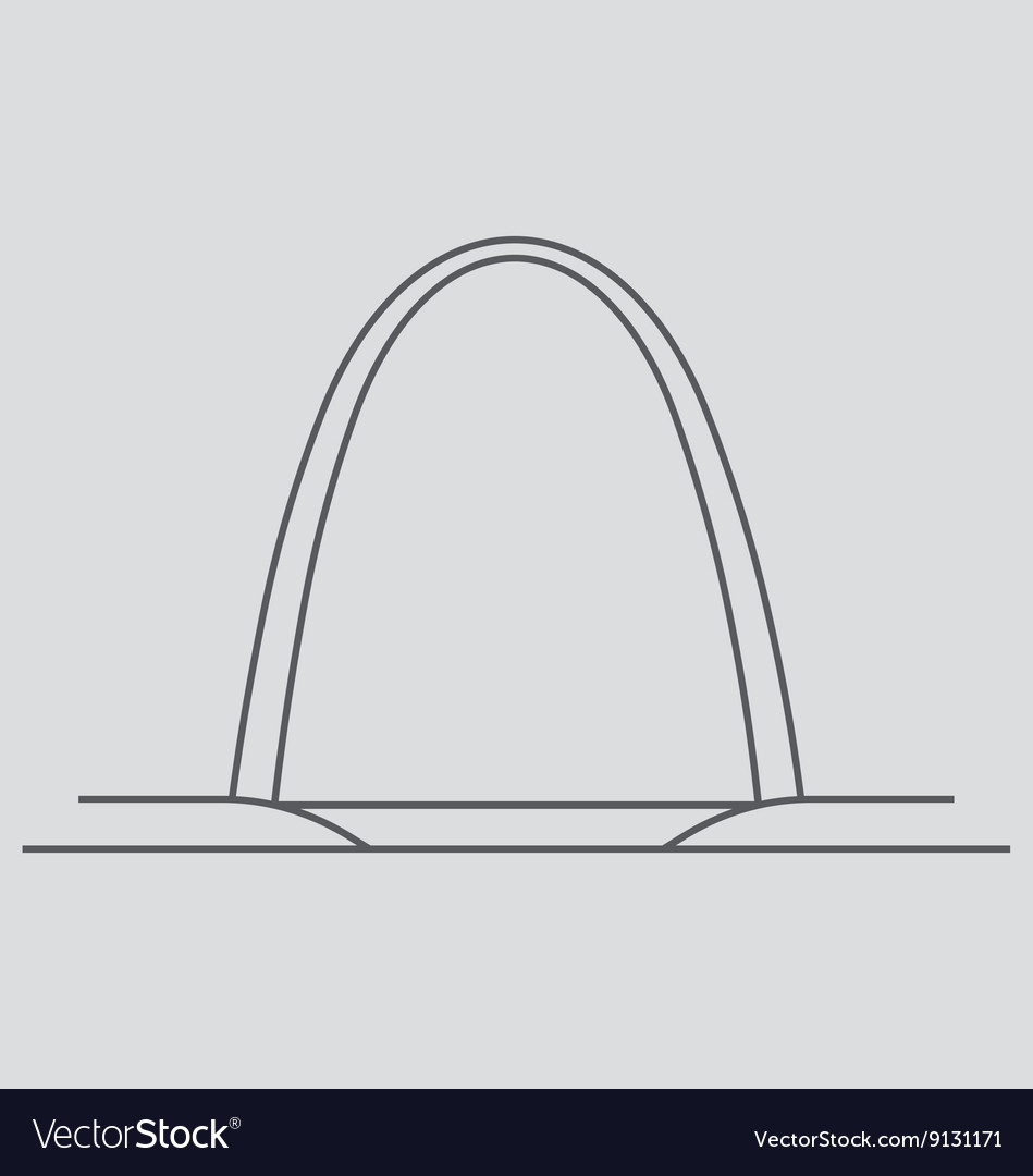 Gateway arch Royalty Free Vector Image - VectorStock Gateway arch Royalty Free Vector Image - VectorStock