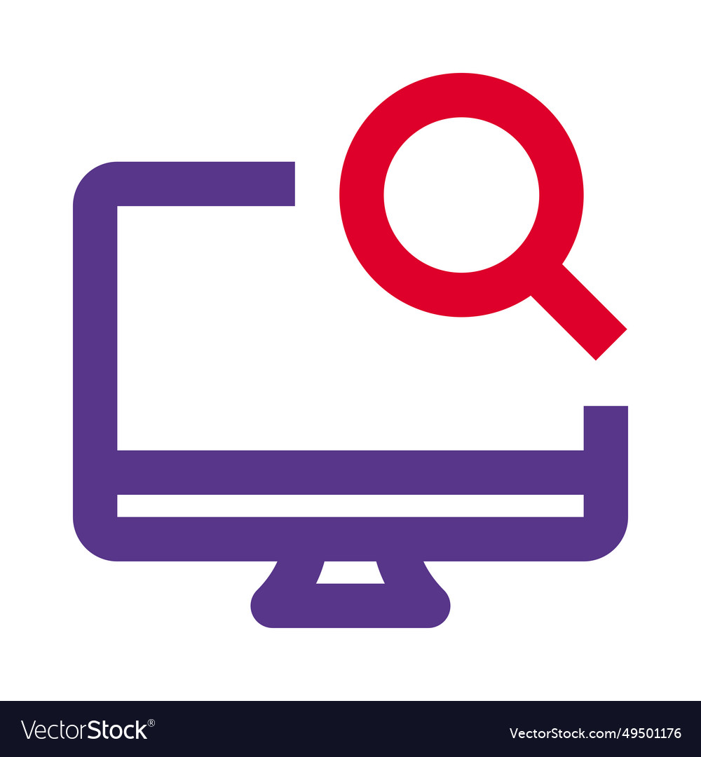 Efficiently searching for files on a desktop Vector Image Efficiently searching for files on a desktop Vector Image