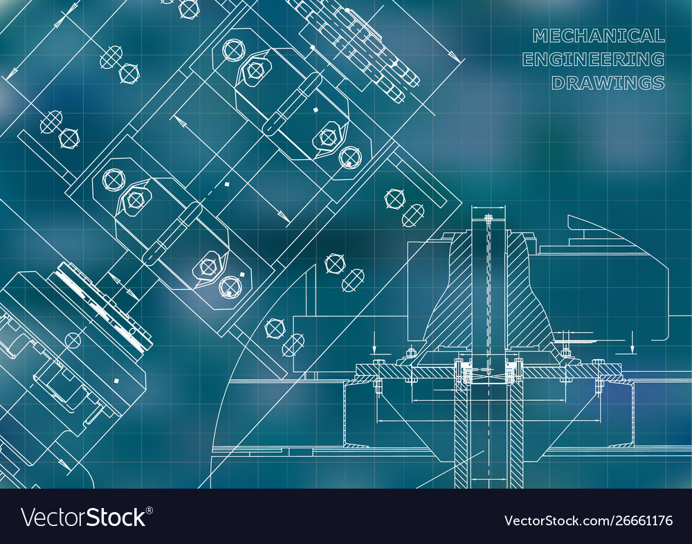 Engineering backgrounds technical design Vector Image