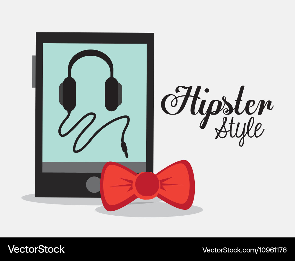 Hipster and fashion style design Royalty Free Vector Image