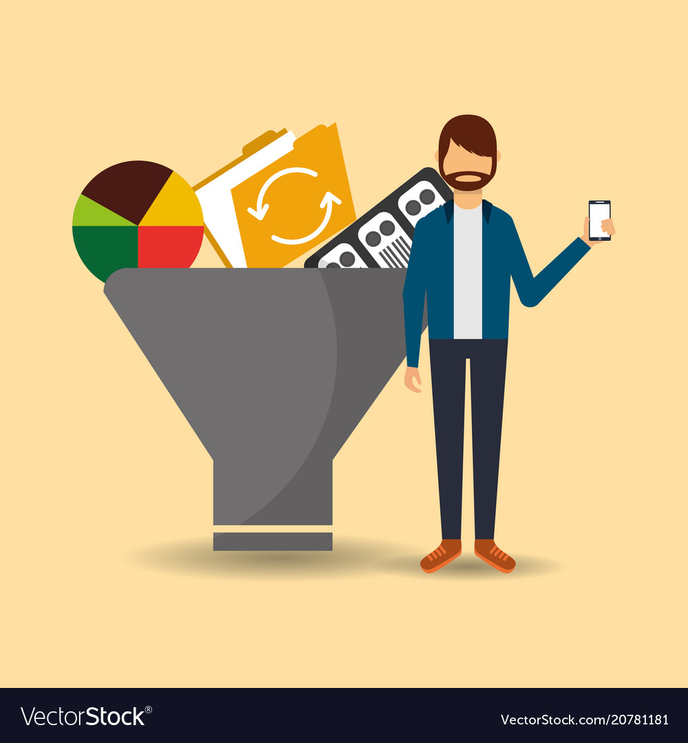 Big data technology Royalty Free Vector Image - VectorStock