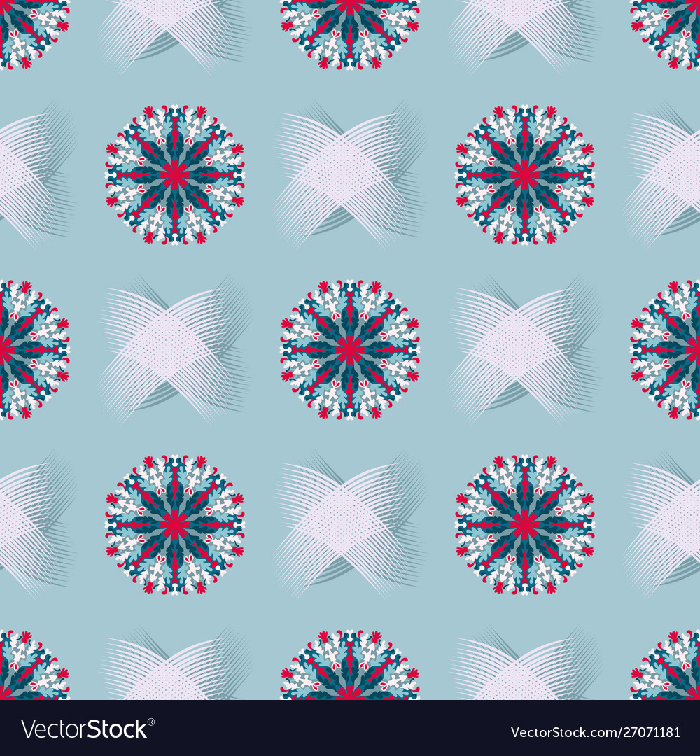 Geometric abstract pattern for your design Vector Image