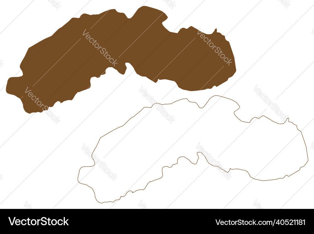 Joinville island antarctica map scribble sketch Vector Image