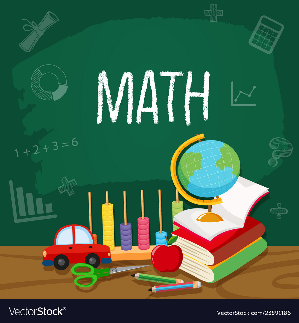 A math element template Royalty Free Vector Image