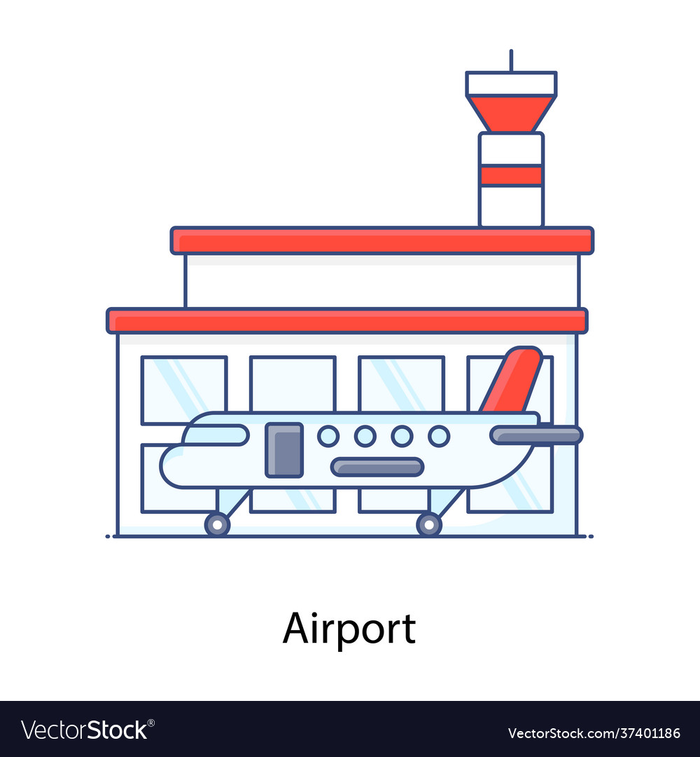 Airport Royalty Free Vector Image - VectorStock