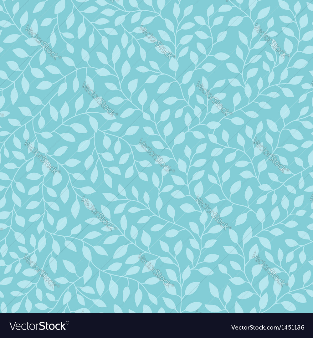 Leaves pattern Royalty Free Vector Image - VectorStock