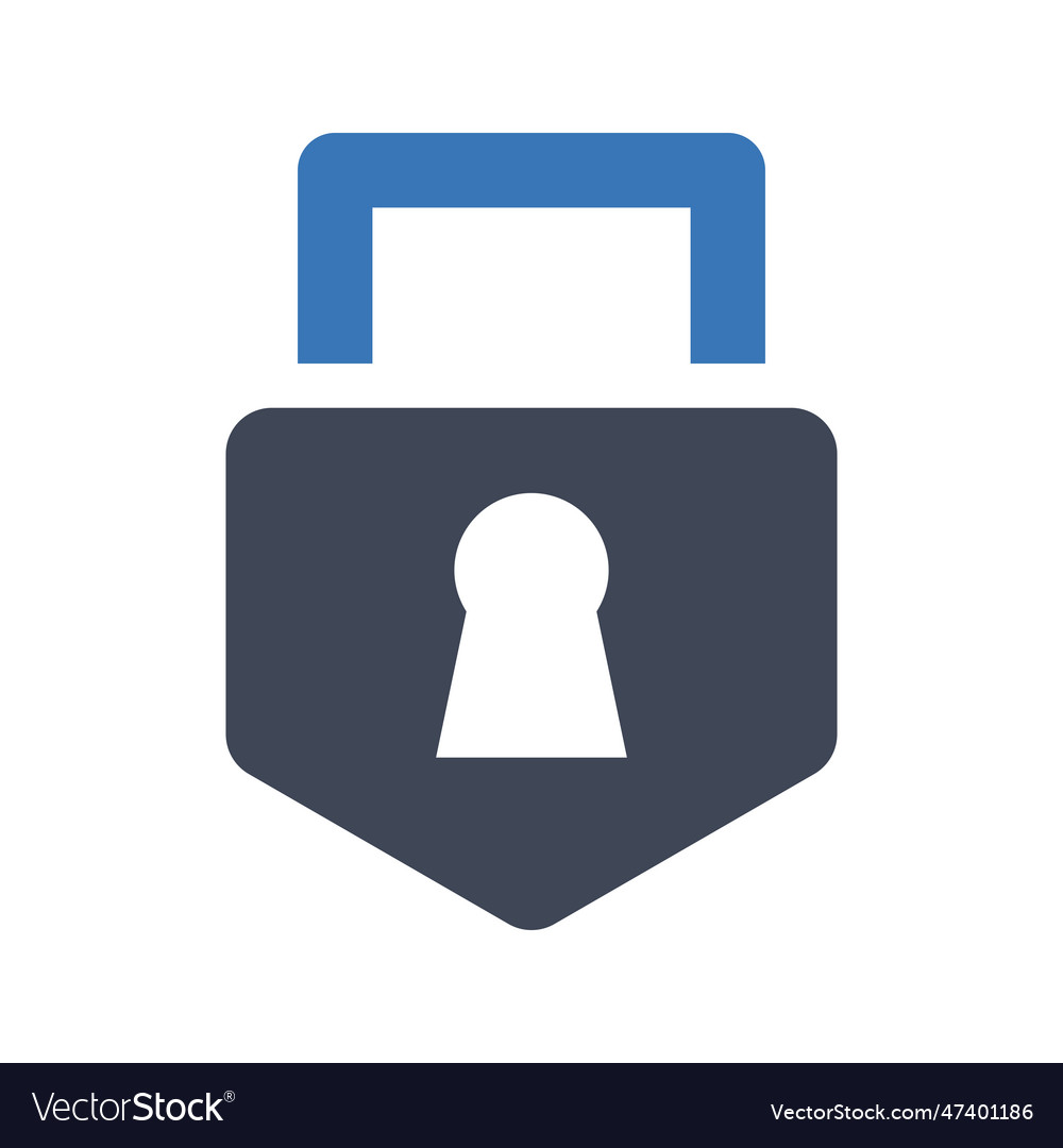 Lock security icon Royalty Free Vector Image - VectorStock