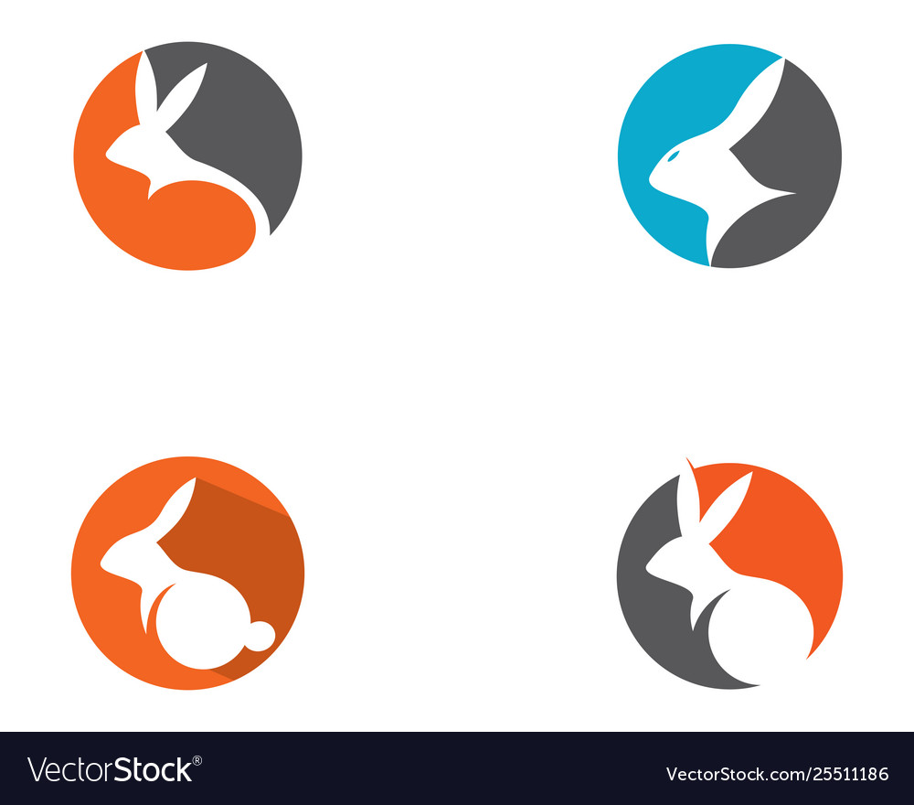 Rabbit icon design Royalty Free Vector Image - VectorStock