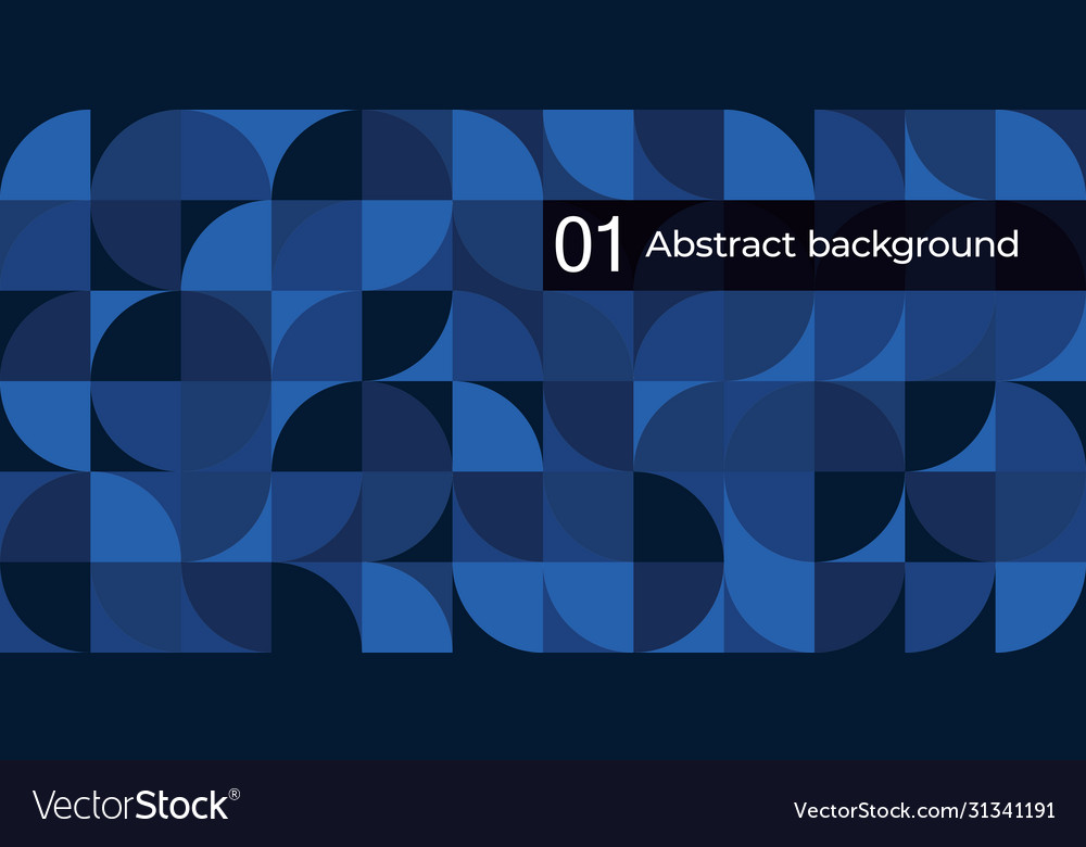 Abstract background geometric round Royalty Free Vector