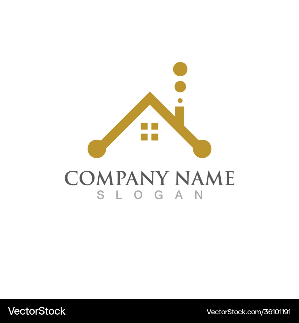 Home and building logo image Royalty Free Vector Image