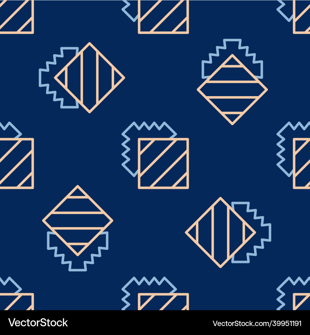 Line layers clothing textile icon isolated Vector Image