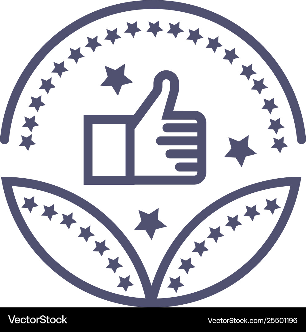 Like business sign icon- symbol Royalty Free Vector Image