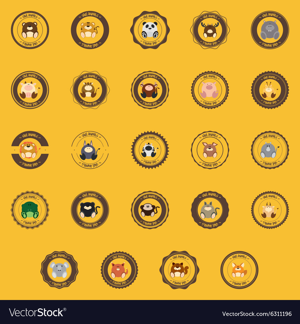 Save animals Royalty Free Vector Image - VectorStock