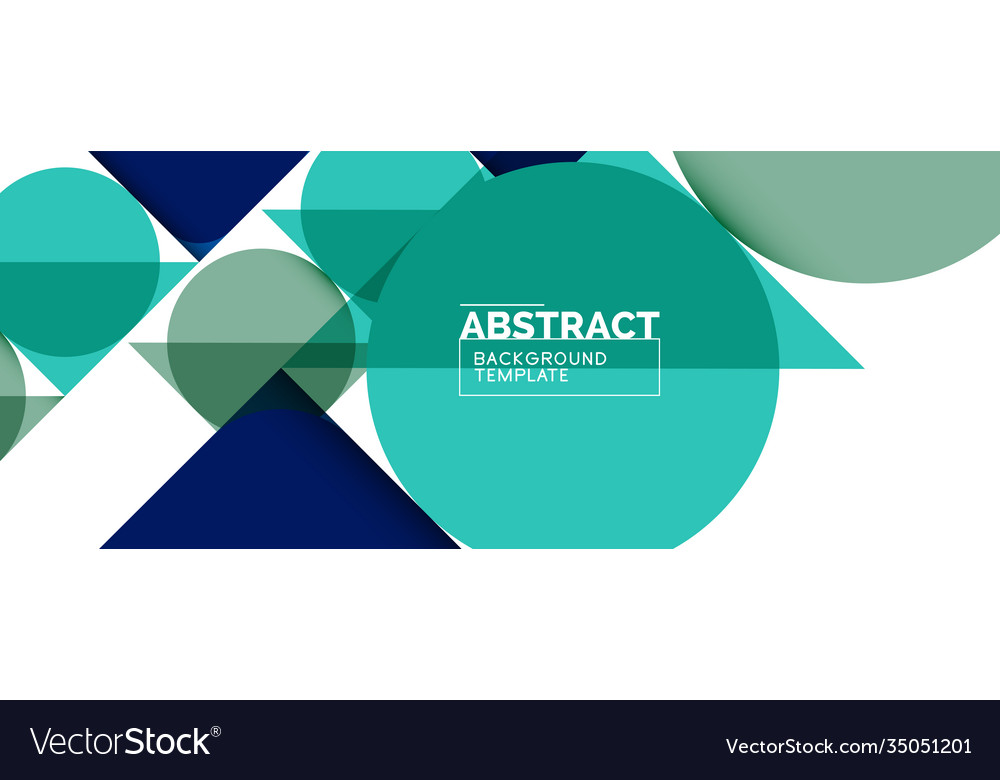Clean minimal geometric abstract background Vector Image