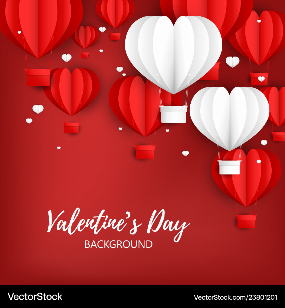 Valentines day background Royalty Free Vector Image