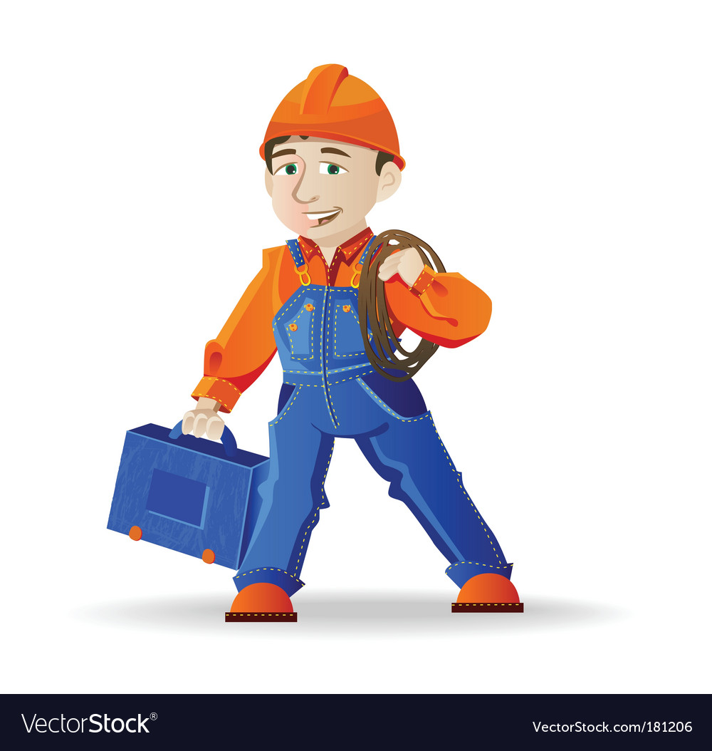 Builder Royalty Free Vector Image - VectorStock