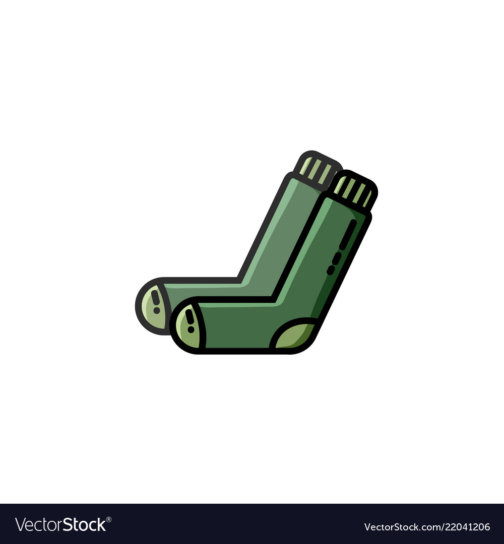 Socks flat icon Royalty Free Vector Image - VectorStock