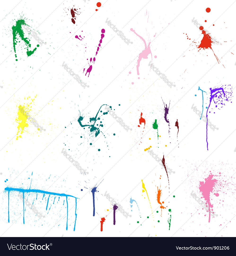 Splash set Royalty Free Vector Image - VectorStock