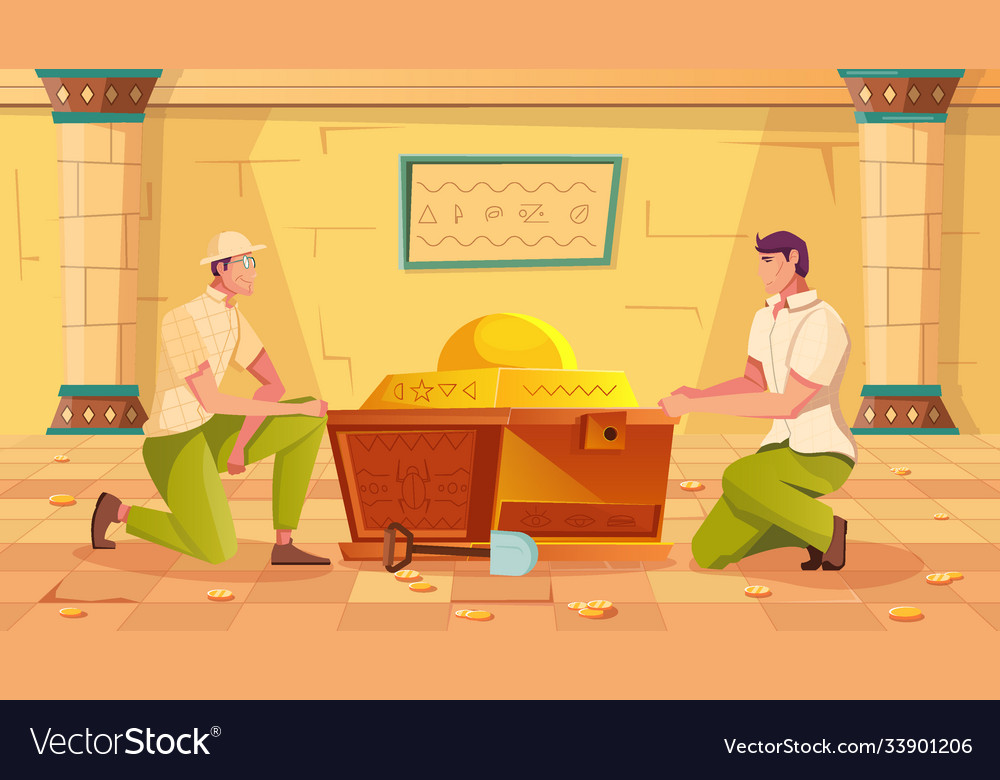 Treasure hunt Royalty Free Vector Image - VectorStock